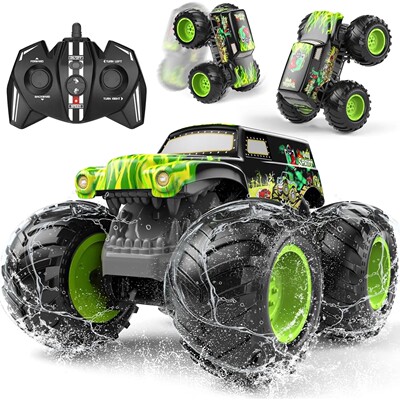 Amphibious Remote Control Monster Truck 4WD Stunt RC Car Sel