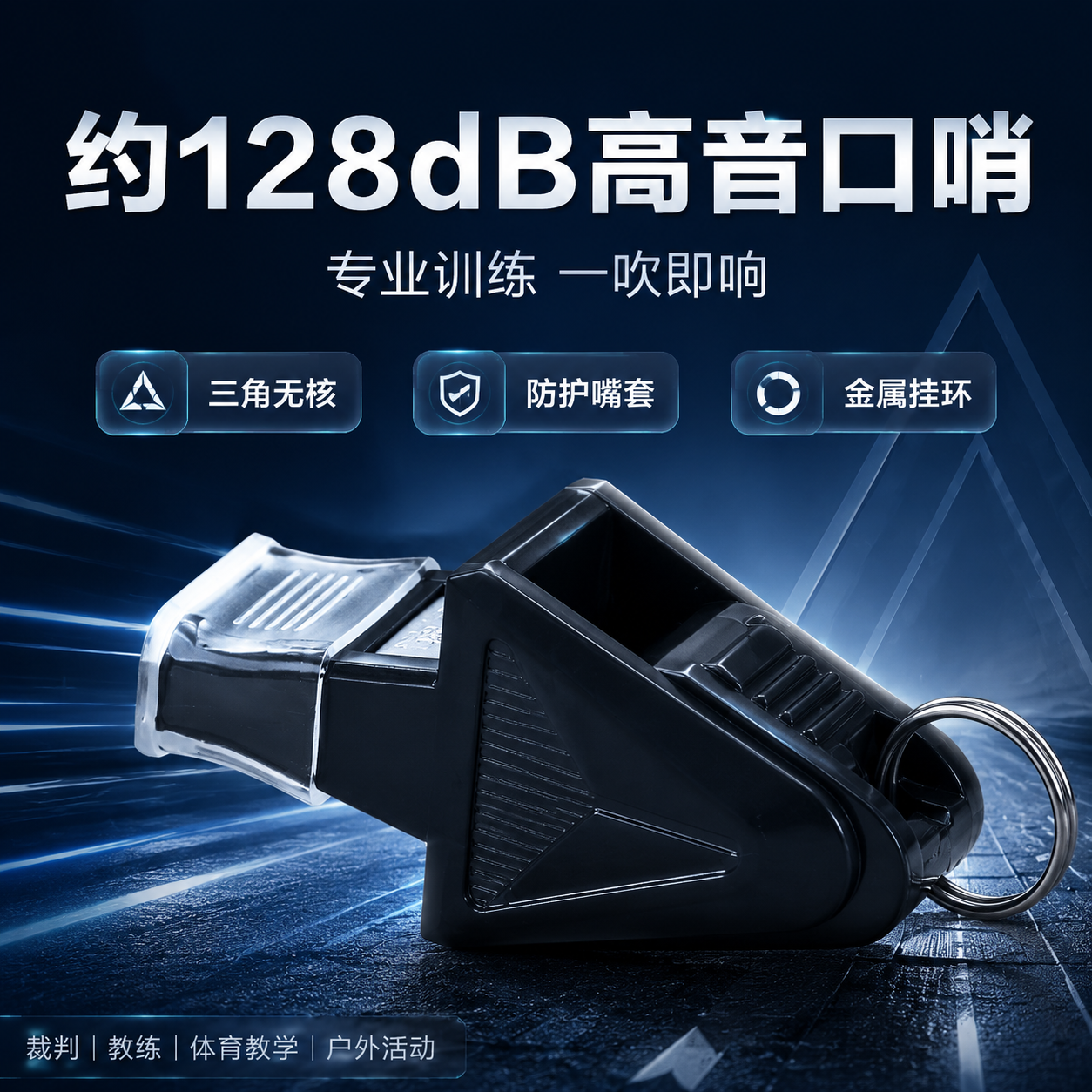口哨体育专用裁判专用口哨哨子篮球裁判足球口哨子海豚哨体育口哨