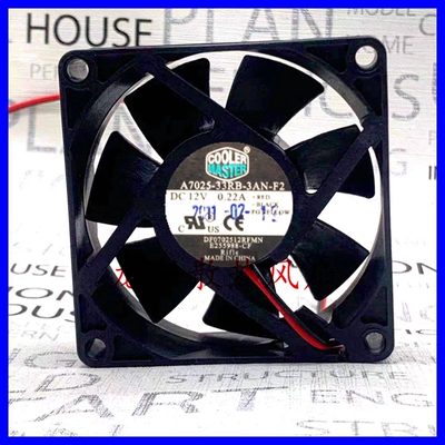酷冷至尊 7025静音CPU散热风扇 12V 0.22A A7025-33RB-3AN-F2