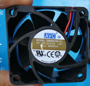 AVC DS06025B12U 6025 6CM 12V 0.7a 60*25MM大风量散热风扇