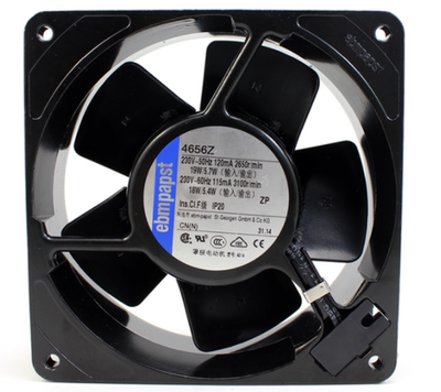 德国ebmpapst 4656Z 12038 230V 0.12A 全金属耐高温风扇