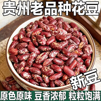 贵州特产大粒花芸豆酸菜汤