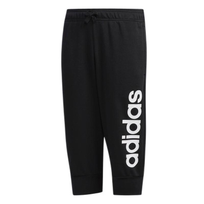 ADIDAS阿迪达斯儿童夏季印花直筒休闲舒适透气运动裤七分裤DY4063