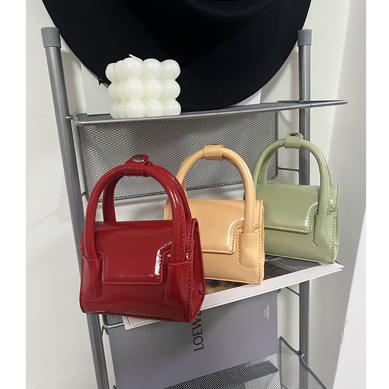 2023夏季新款mini包韩版小众设计小清新纯色手提包百搭口红耳机包_虎窝淘