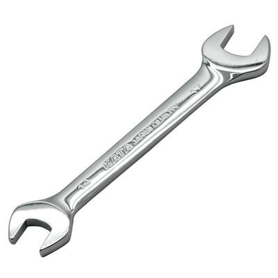 锴达 KATA双头开口扳手14mm×17mm呆扳手汽修工具高碳钢镜面抛光