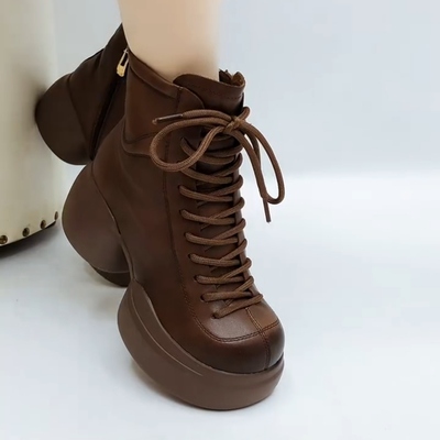 马丁靴无内里橡胶发泡短靴