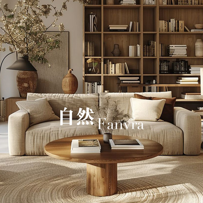 美式自然风布艺沙发三人位米色