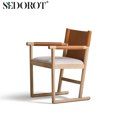 SEDOROT意式轻奢实木软包餐椅