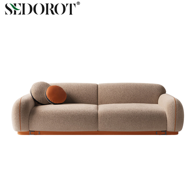 SEDOROT轻奢直排三座布艺沙发