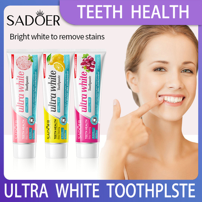 BRIGHT WHITE toothpaste ultra white deep clean  health牙膏