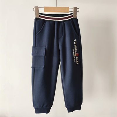 秋冬男童加绒长裤TKTM234T03K