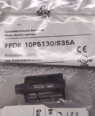 Baumer堡盟 FPDK 10P5130/S35A 光电传感器全新原装拍前请询价