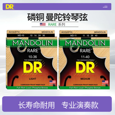 美国顶锐曼陀铃琴弦专业款