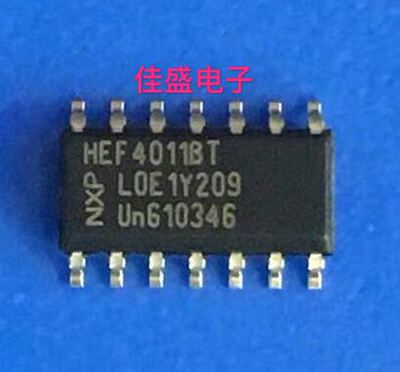 HEF4011BT HEF4011 贴片SOP14小体进口逻辑通讯IC 全新可直拍