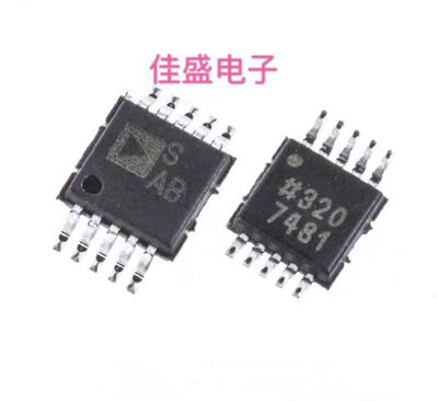 ADG736BRMZ，丝印SAB，MSOP10，数据采集IC 全新可直拍