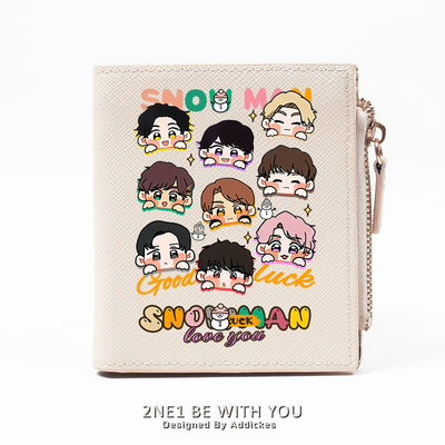 SNOWMAN雪人周边钱包卡包一体