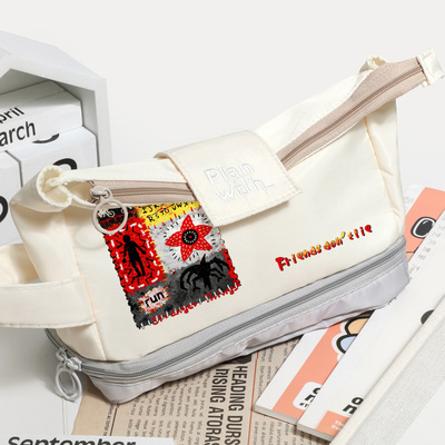 怪奇物语美剧同人周边文具笔袋