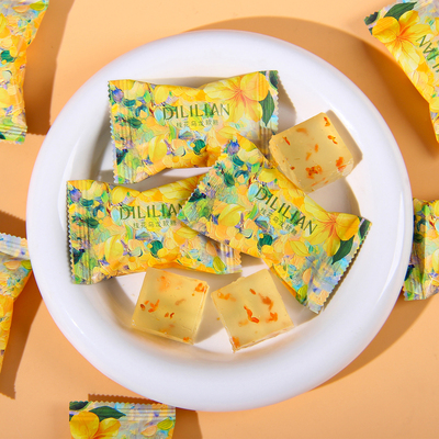 比利时DILILIAN迪利莲桂花乌龙软糖红茶金桔果汁夹心软糖结婚糖果