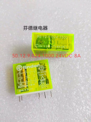 finder芬德50.12.9.024.1000 24VDC 8A 继电器