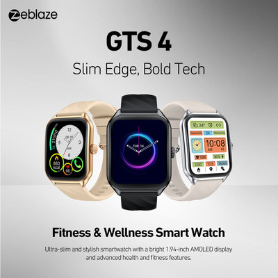 NEW Zeblaze GTS 4 Voice Calling Smart Watch 1.94'' HD AMOLED