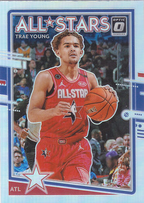 NBA球星卡帕尼尼2021Optic全明星银折特卡#13特雷杨