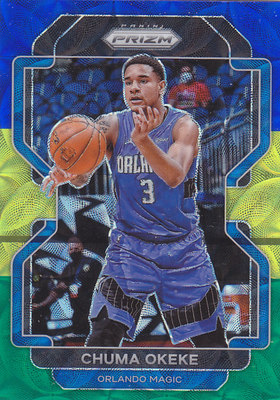 NBA球星卡帕尼尼2122Prizm黄瓜三色折凑套#146奥基基