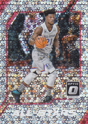 NBA球星卡帕尼尼1718Optic全明星特卡泡泡折凑套#17吉米巴特勒