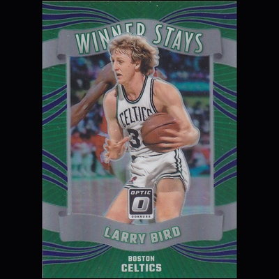 NBA球星卡2324Optic特卡WinnerStays紫折凑套#3拉里伯德