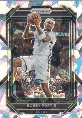 NBA球星卡2223Prizm普卡银碎冰折射凑套#105波蒂斯