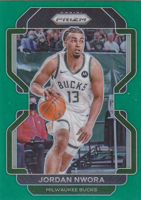 NBA球星卡帕尼尼2122Prizm绿折凑套#80乔丹恩沃拉