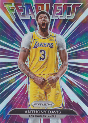 NBA球星卡Prizm2122特卡银折Fearless凑套#4安东尼戴维斯