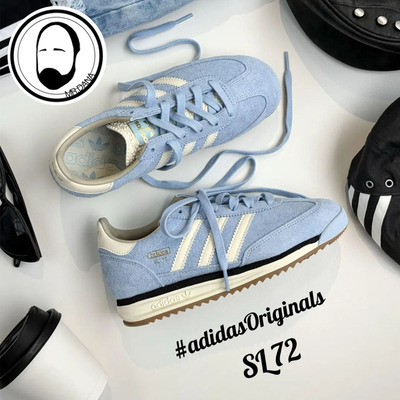 Adidas阿迪达斯三叶草SL 72 RS复古T头 男女款休闲运动鞋KH9671