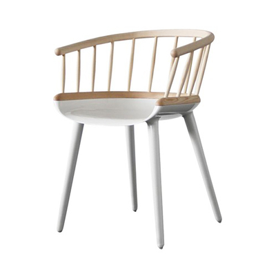 意大利扶手椅子实木靠背Magis