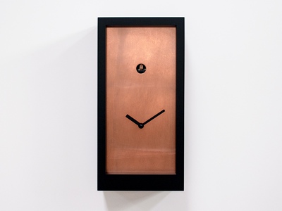 意大利Progetti咕咕钟Fort Knox金银铜布谷鸟挂钟表家居创意设计