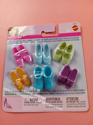 Barbie芭比鞋子配件6双装