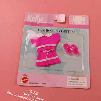 发 Barbie Kelly Fashion Favorites 68230 凯莉娃娃粉色套装衣服