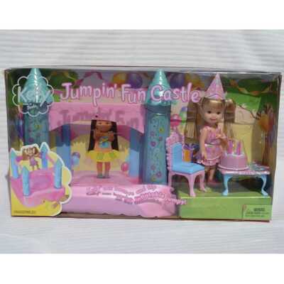 发 Barbie Jumpin Fun Castle Kelly 2002 芭比凯莉娃娃 生日城堡