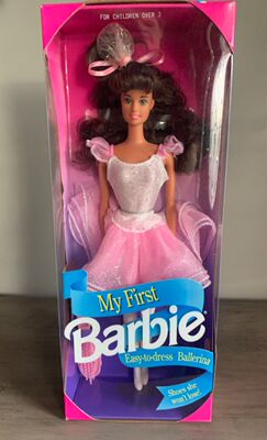 预 My First Barbie Brunette 1992 我的第一个芭比娃娃
