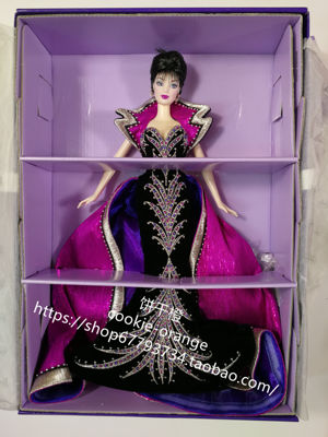 发 Barbie Brunette Brilliance Bob Mackie 2002 红毯芭比娃娃