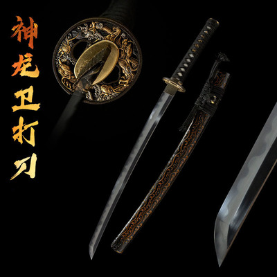高端手工外贸日本刀胁差短刀覆土