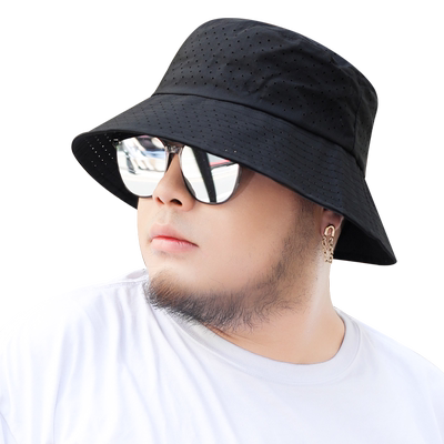 渔夫帽透气60cm63cm网眼大头围