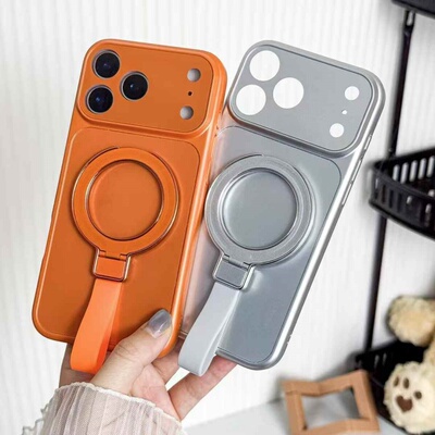 指环支点壳17LPro适用苹果17ProMax专用手机壳iPhone17Pro磁吸17pm新款Magsafe透明旋转支架17套外壳防摔高级