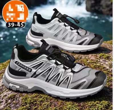 外贸德国单登山鞋一脚蹬户外徒步越野鞋男士时尚休闲鞋厚底运动鞋