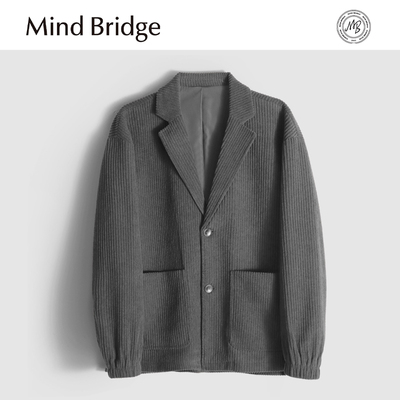 MindBridge重磅灯芯绒/手感细腻/秋冬商务休闲保暖复古西服男MAA1