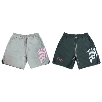 JuiceWRLD简约字母印花短裤