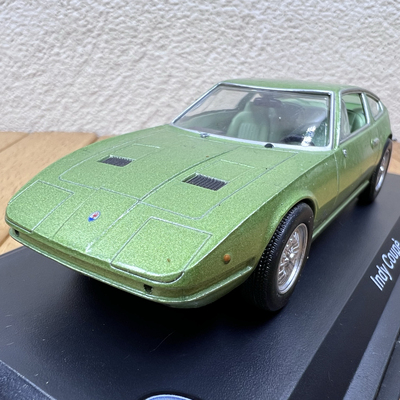 1:43玛莎拉蒂1969款Indy Coupe跑车合金模型汽车摆件