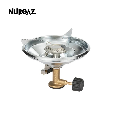 Nurgaz一体式气炉户外猛火炉野餐炉带点火炉头迷你便携小炉头
