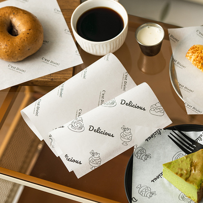 防油纸蛋糕切块垫纸法文烘焙油纸