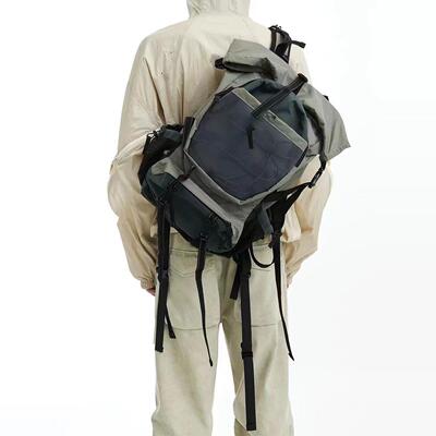 Wtallvintage Nifco扣具YKK防水拉链双肩背包登山包书包 Backpack