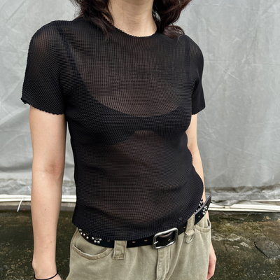 T Lonely1 夏季压皱套头上衣体恤 推荐版型好/推荐款